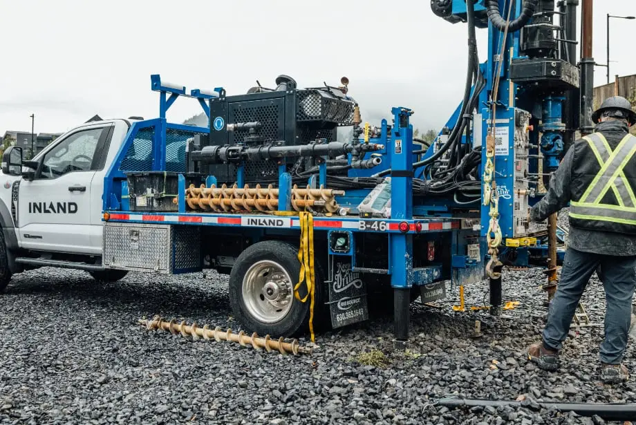Efficient Auger Drilling Services | Inland Drilling Inc.